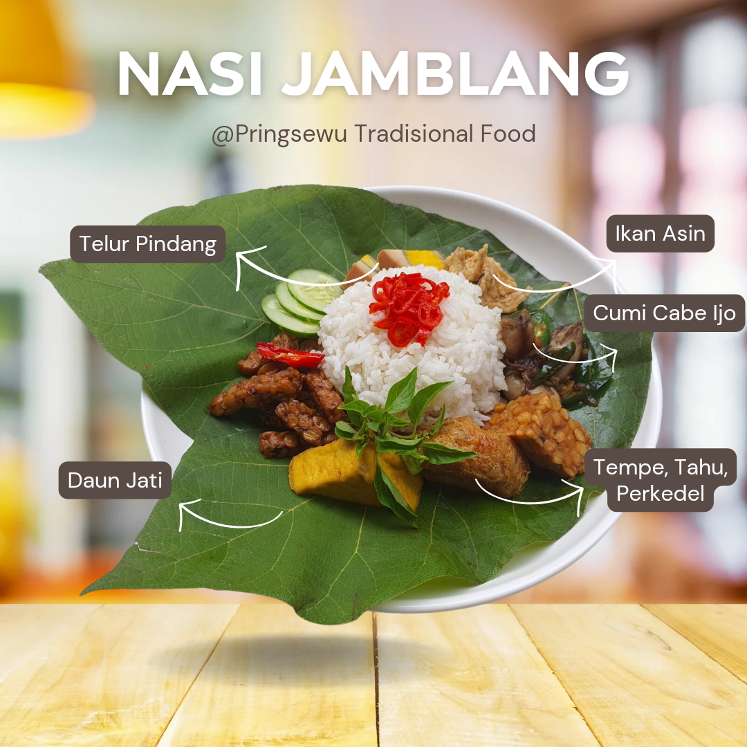 PT Pringsewu Cemerlang Pringsewuresto Traditional Food : Nasi Jamblang